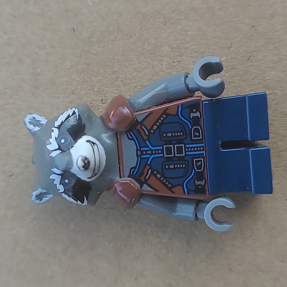 Lego | Toys | Lego Rocket Raccoon Minifigure Figure Dark Blue | Poshmark